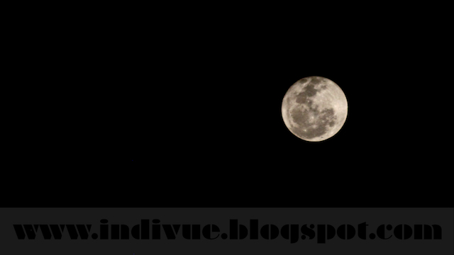 Full moon seen from India – INDIVUE – travel & art